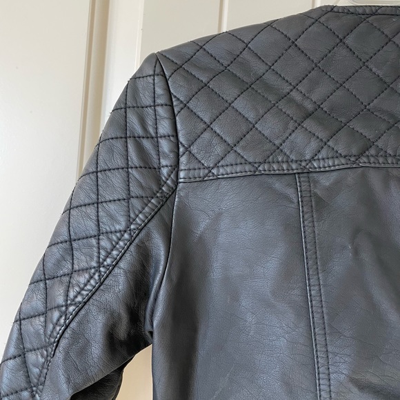 TCEC | Jackets & Coats | Tcec Faux Leather Bomber Jacket | Poshmark
